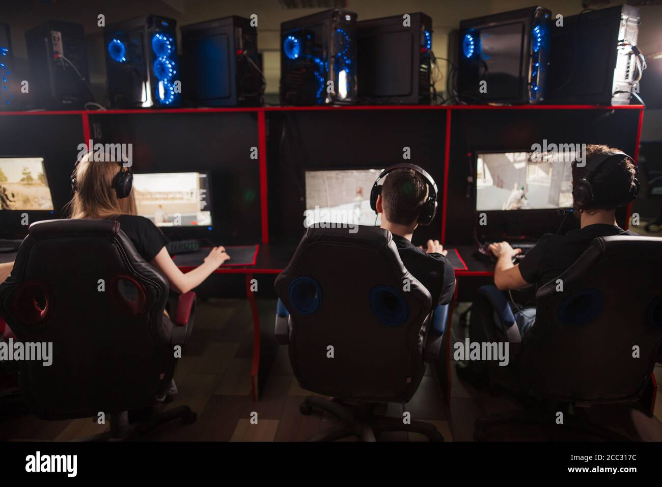 Competition, Entertainment, Computer Addiction concept. Th way of ...