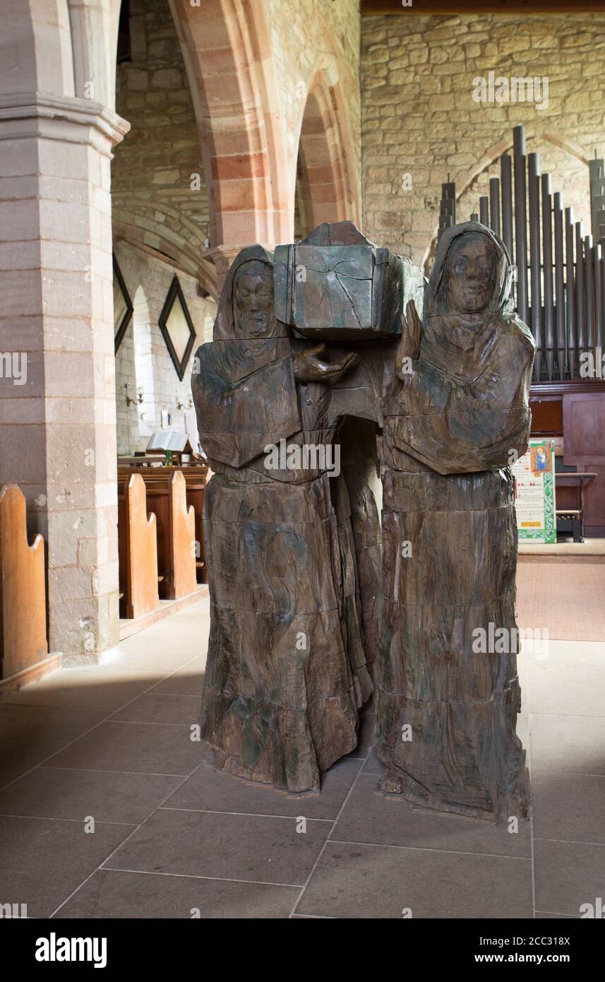St cuthbert sculpture hi-res stock photography and images - Alamy