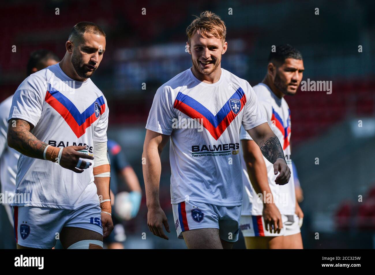 Wakefield Trinity's Romain Navarrete and Jack Croft Stock Photo - Alamy