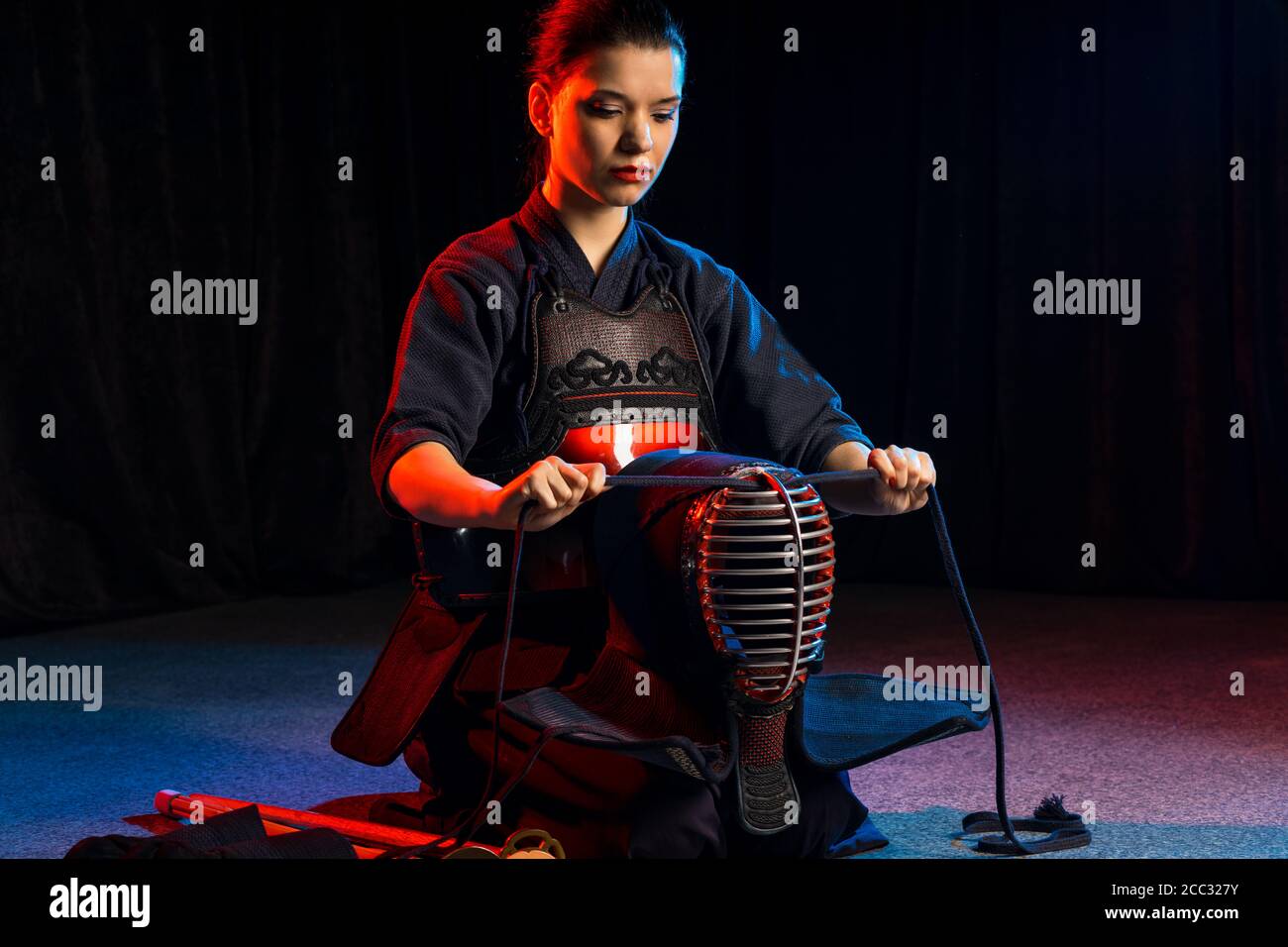Female sport kendo japan hi-res stock photography and images - Alamy