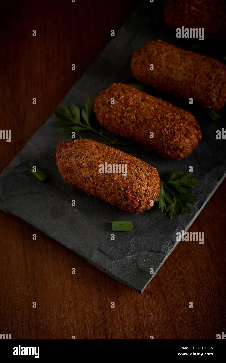 Kibe, Croquete, Delicioso Food, Brazilian Street Food Stock Photo - Alamy