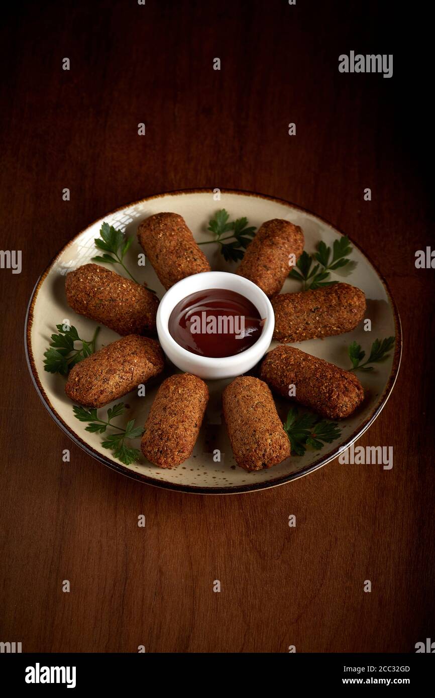 Kibe, Croquete, Delicioso Food, Brazilian Street Food Stock Photo - Alamy