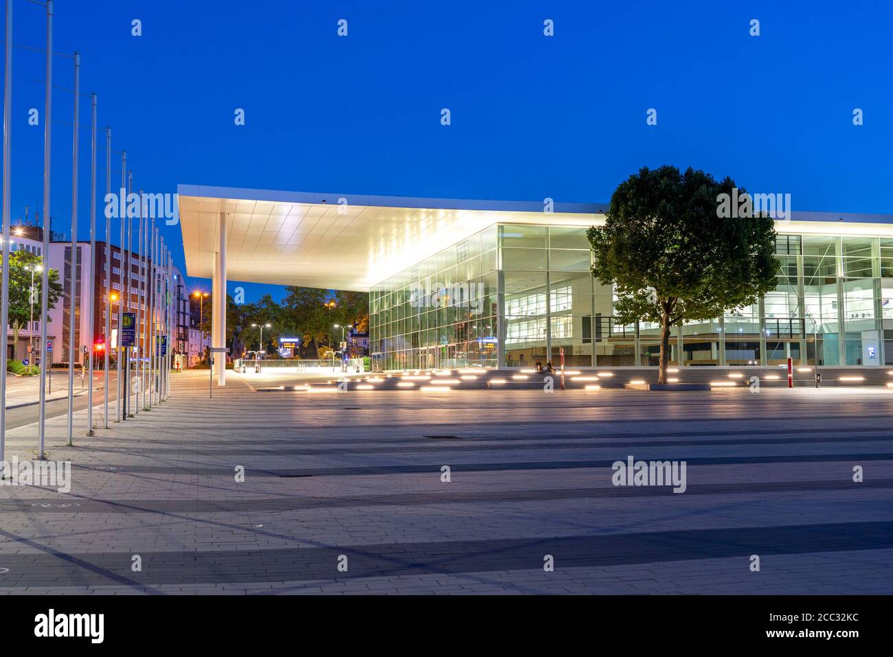 Exhibition building illuminated hi-res stock photography and images - Alamy