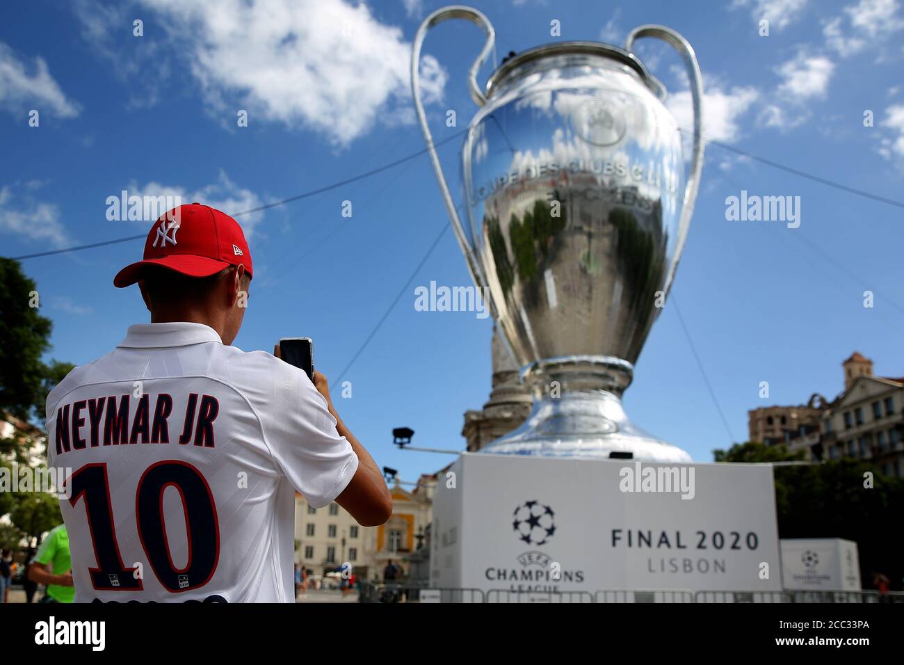 Replica uefa champions league trophy hi-res stock photography and ...