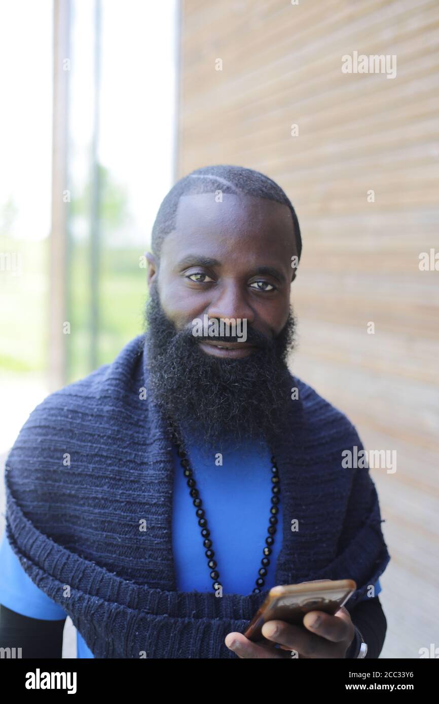 Men bear with glasses Stock Photo - Alamy