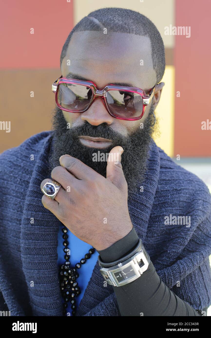 Man bear stylish Stock Photo - Alamy