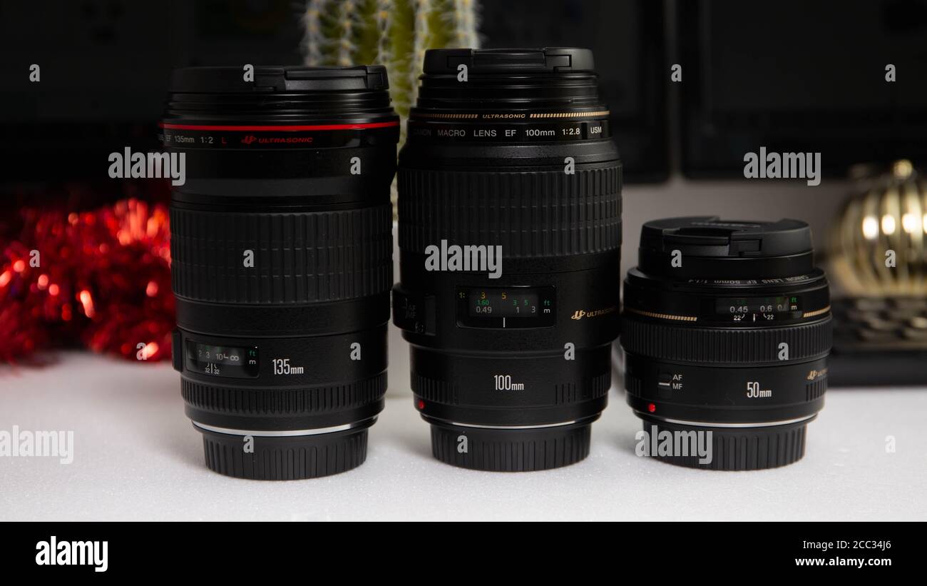 Camera lens gift Stock Photo - Alamy