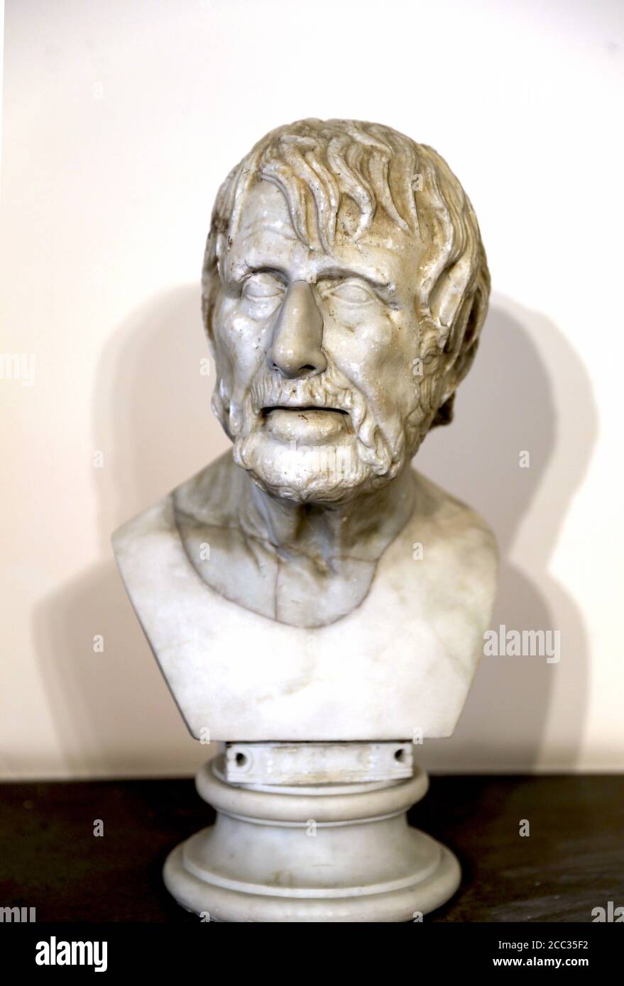 The so called Pseudo Seneca. 1st century AD. Copy of Greek original ...