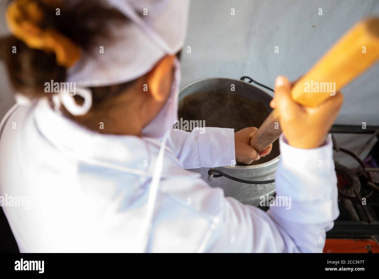 Women cook jam hi-res stock photography and images - Alamy