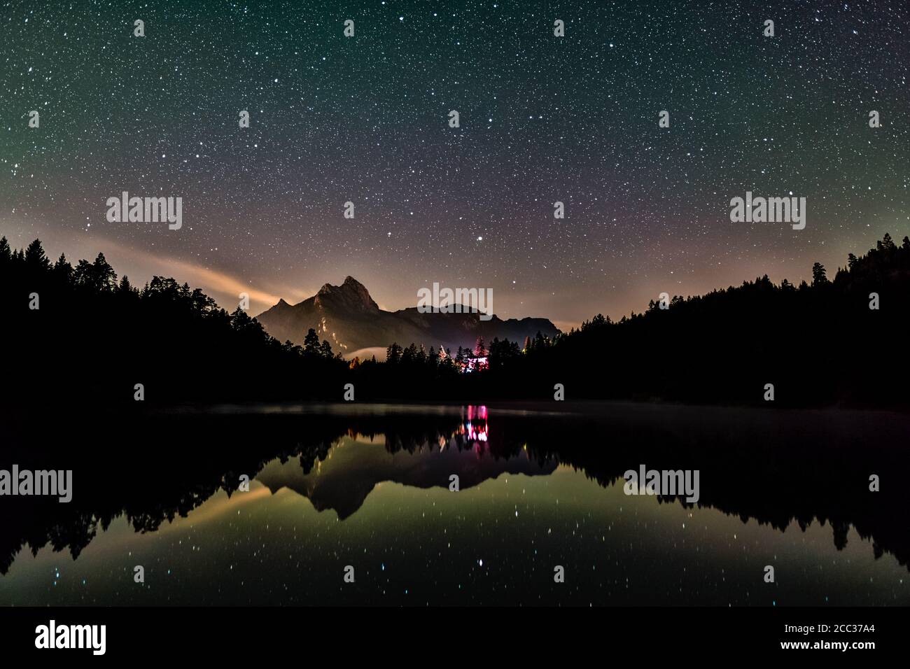 Night sky reflection hi-res stock photography and images - Alamy