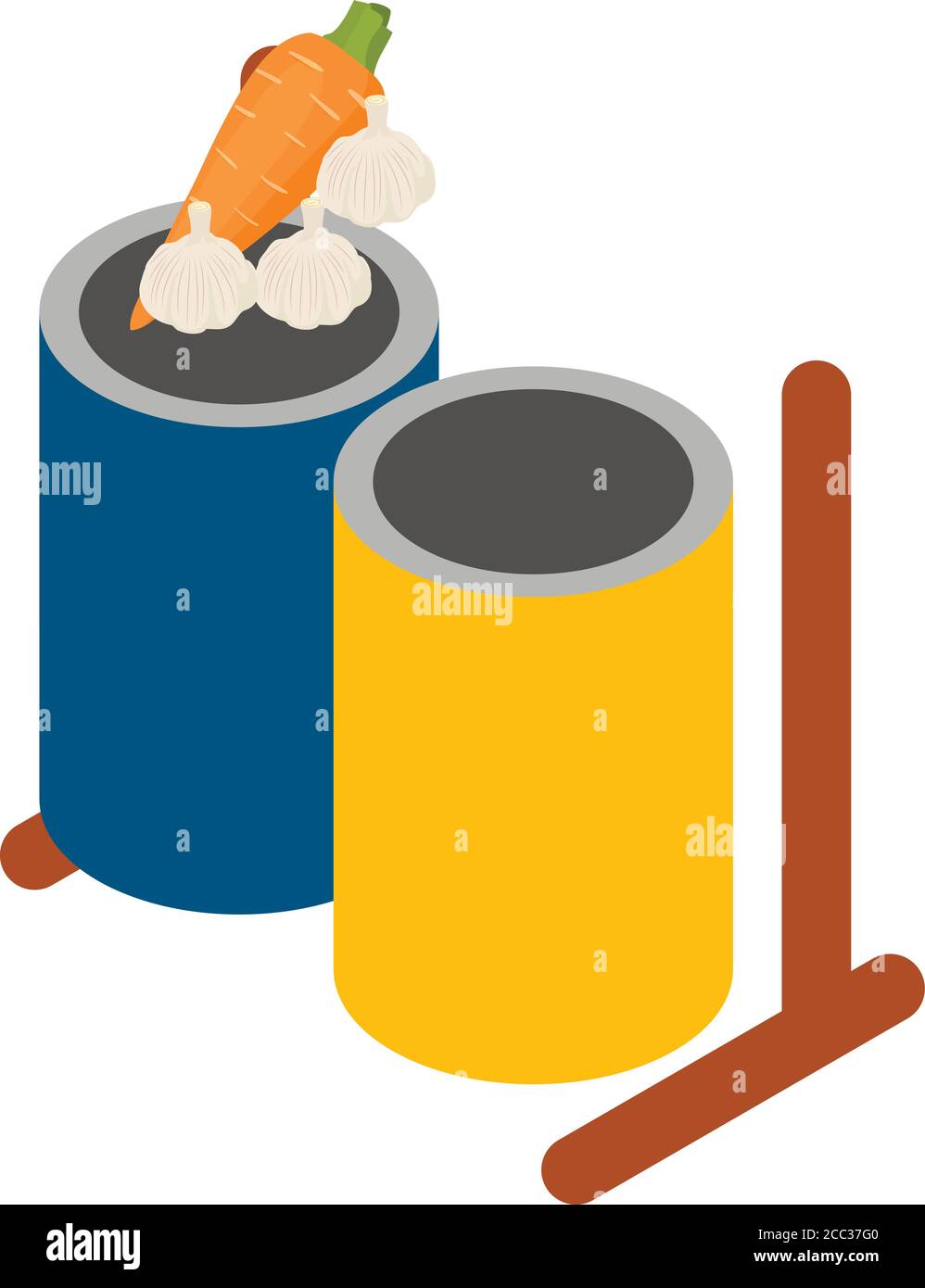 Concrete waste Stock Vector Images - Alamy