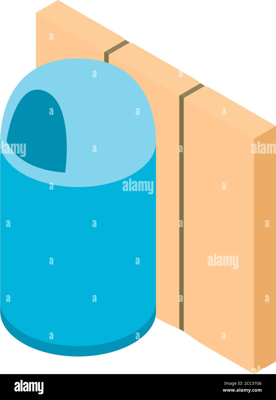 Packaging disposal icon, isometric style Stock Vector Image & Art - Alamy