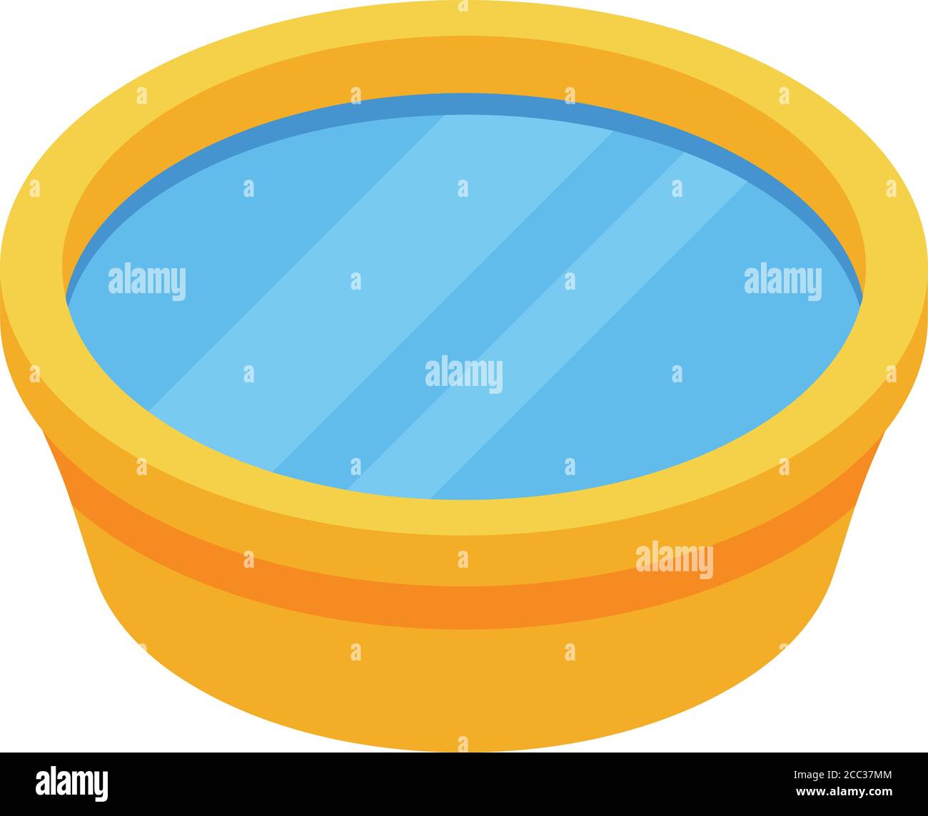 Dry cleaning water bucket icon, isometric style Stock Vector Image ...