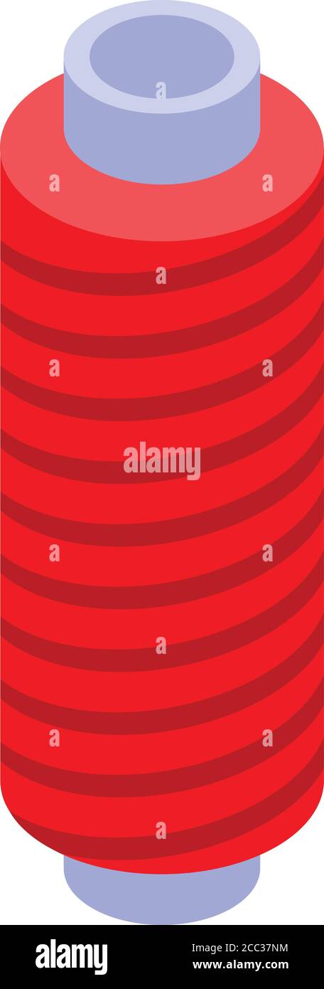 Home red thread icon, isometric style Stock Vector Image & Art - Alamy