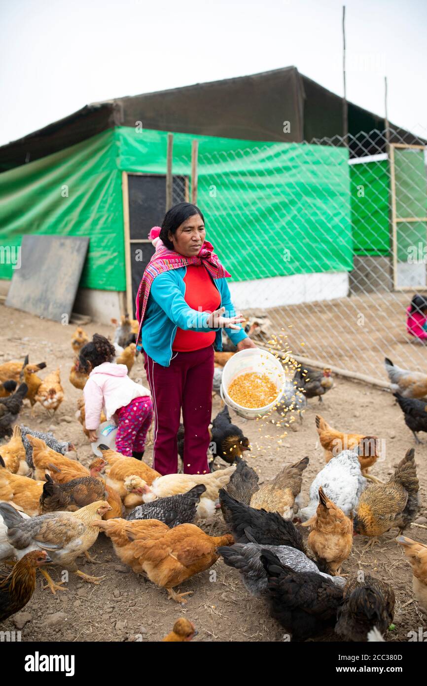 Juana Espinoza (44, in red) is a participant in CARE and PepsiCo’s She ...