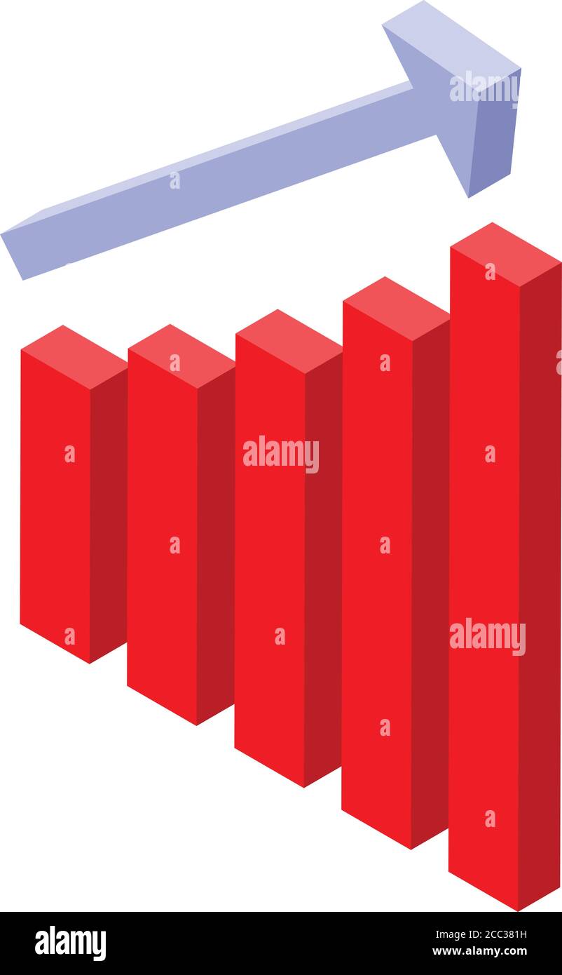 Isometric vector chart linear Stock Vector Images - Alamy