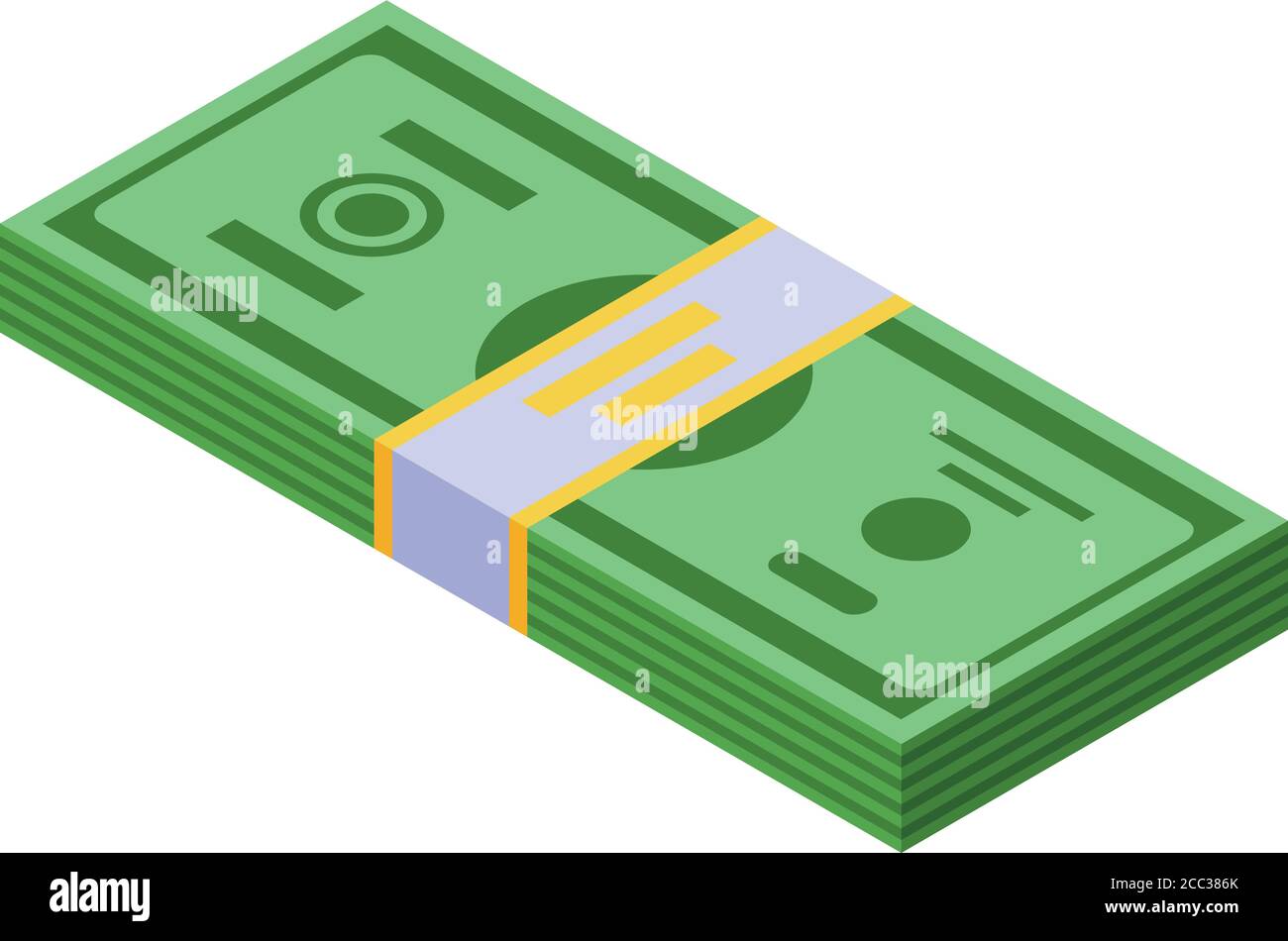 Cash money pack icon, isometric style Stock Vector Image & Art - Alamy