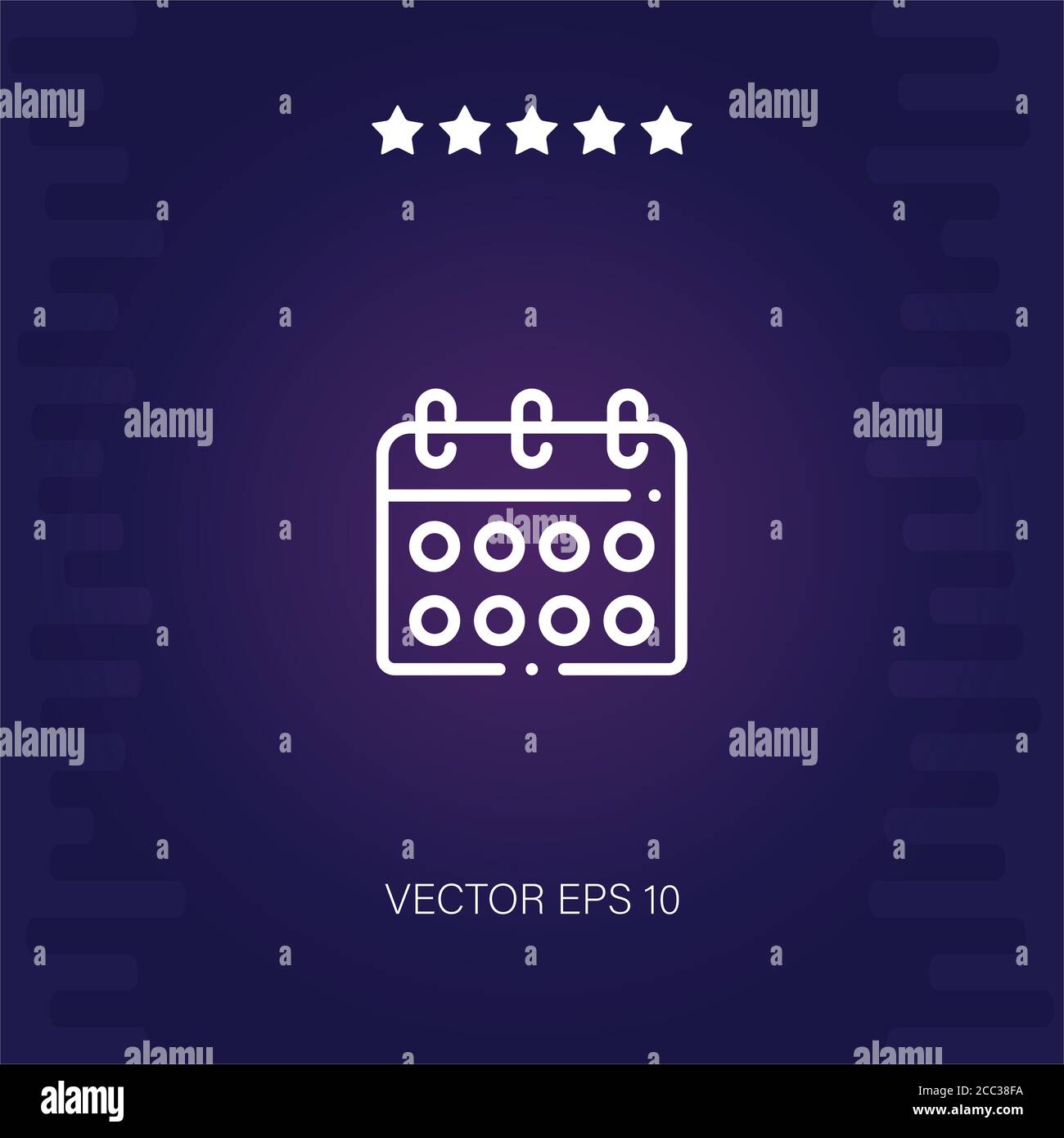 calendar vector icon modern illustration Stock Vector Image & Art - Alamy