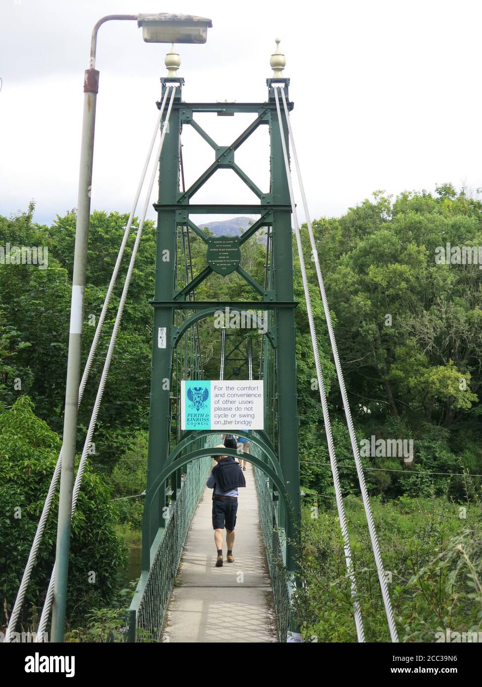 Opened in 1913 to replace a former ferry, the Port-na-Craig footbridge ...