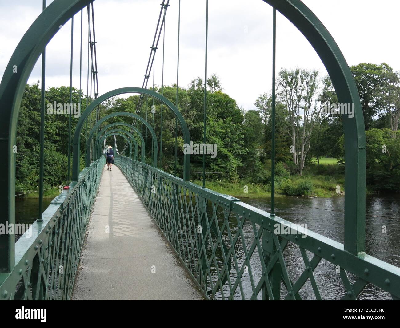 Opened in 1913 to replace a former ferry, the Port-na-Craig footbridge ...