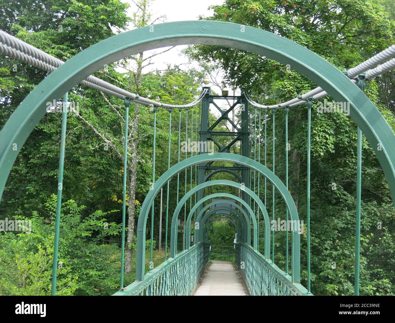 Opened in 1913 to replace a former ferry, the Port-na-Craig footbridge ...