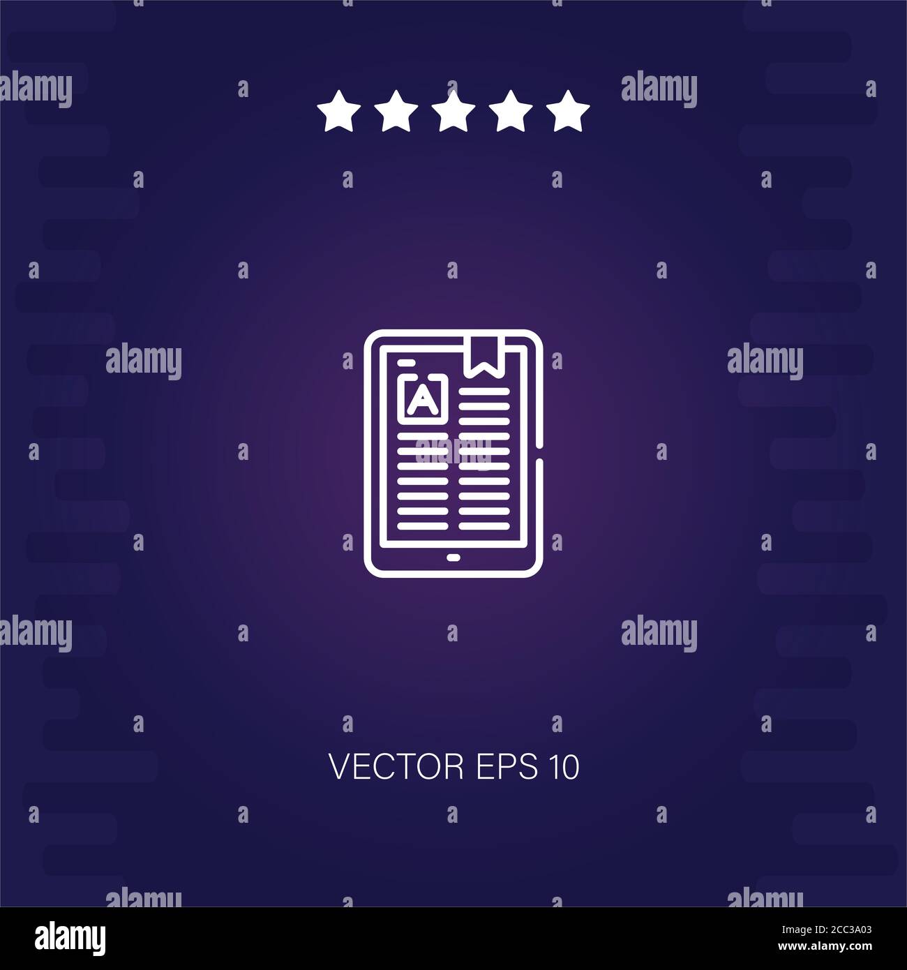 article vector icon modern illustration Stock Vector Image & Art - Alamy