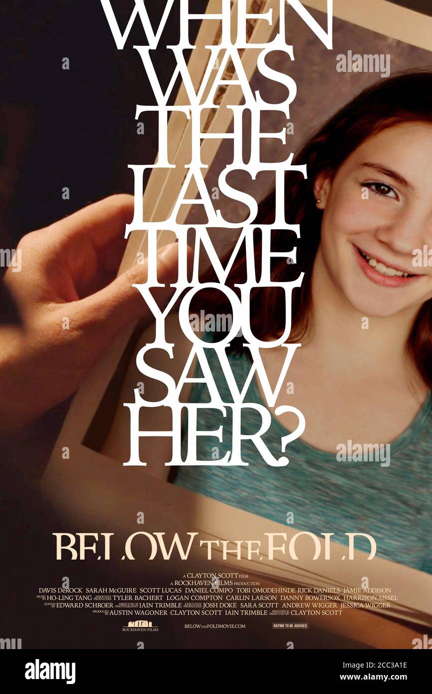 BELOW THE FOLD, poster, Ainsley Jo Sullivan, 2020. © Nerdbombers ...