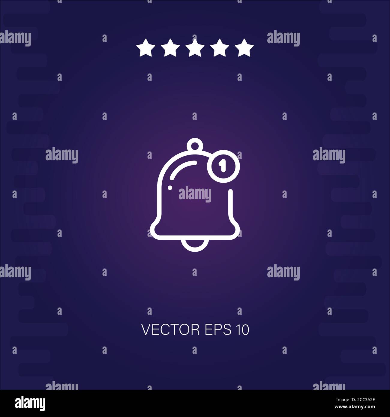 notification vector icon modern illustration Stock Vector Image & Art ...