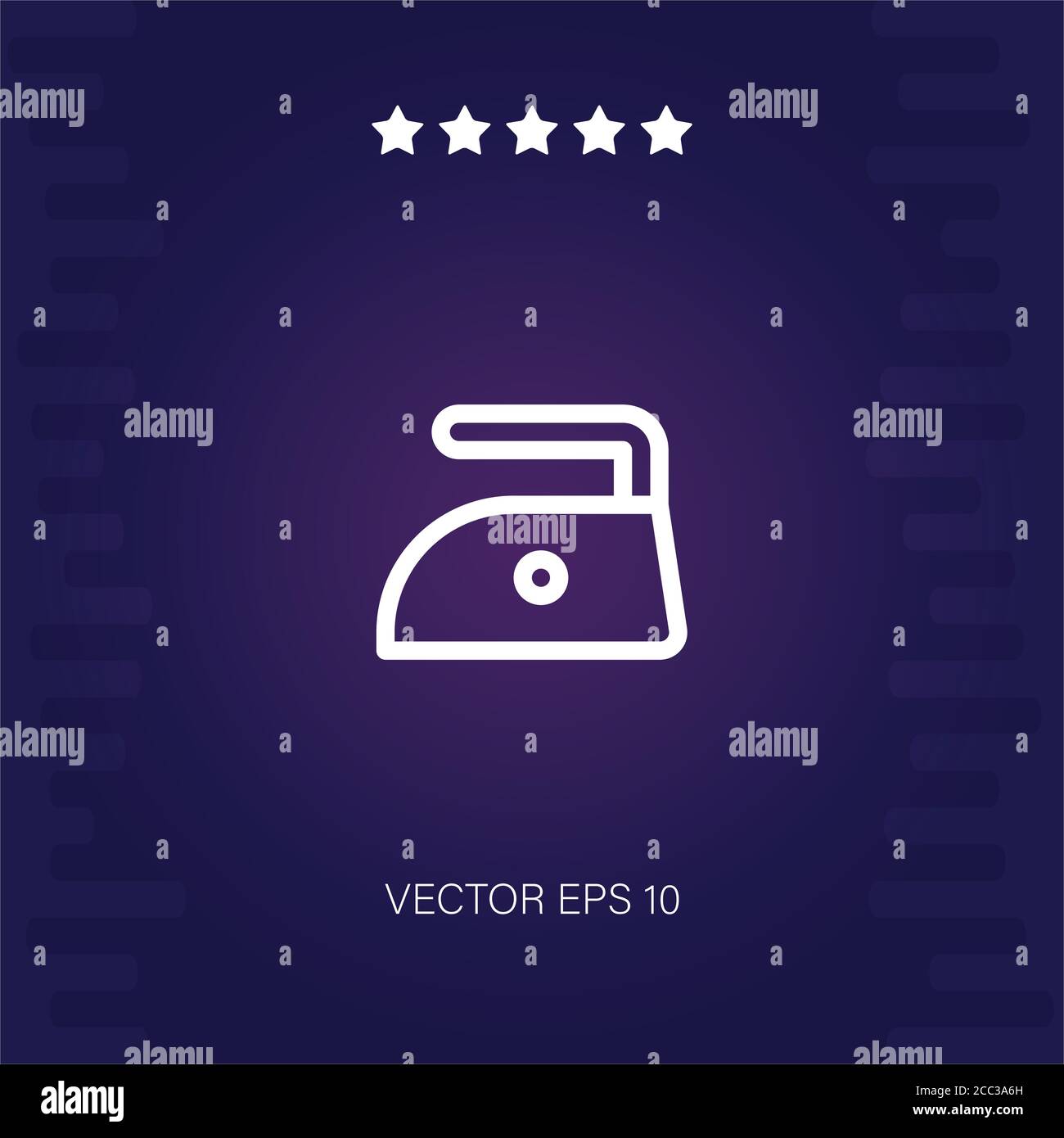 iron vector icon modern illustration Stock Vector Image & Art - Alamy