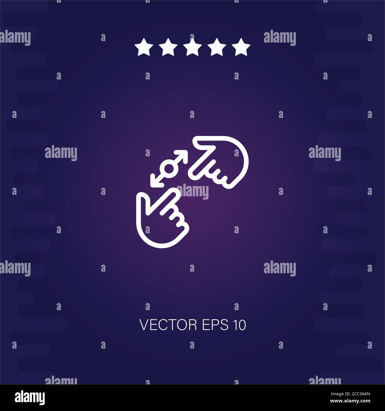 split vector icon modern illustration Stock Vector Image & Art - Alamy