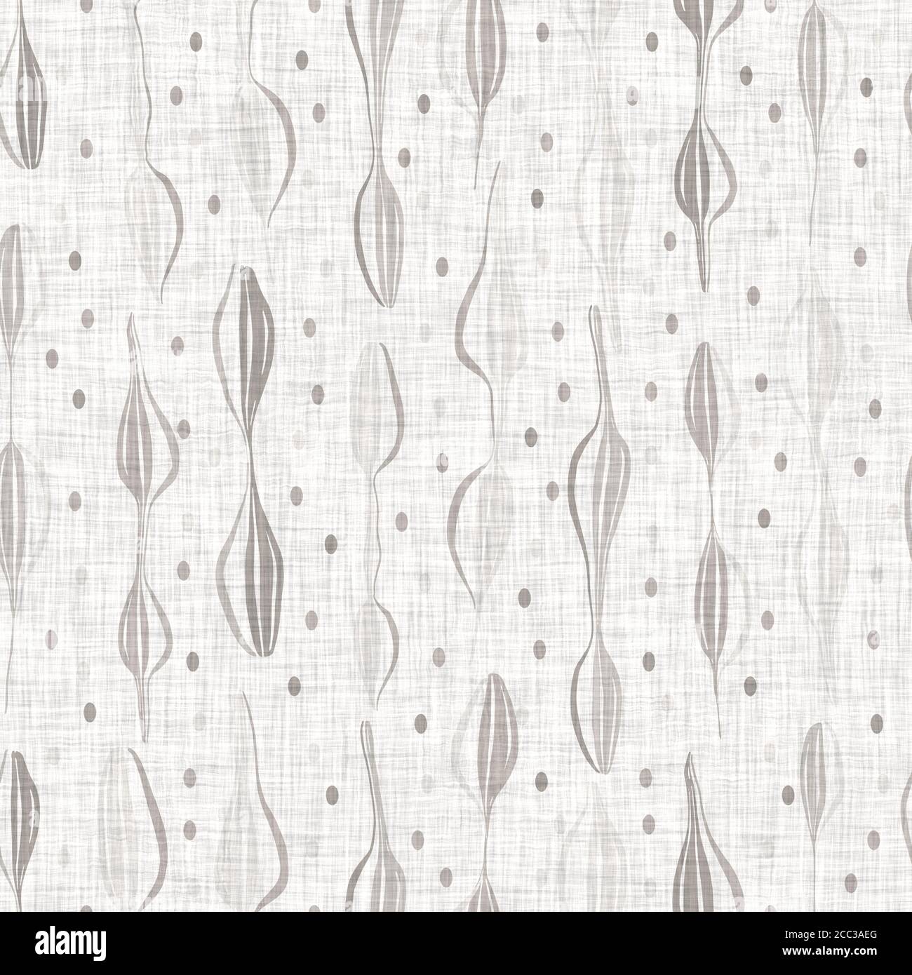 Natural gray french woven linen texture background. Old ecru flax star ...