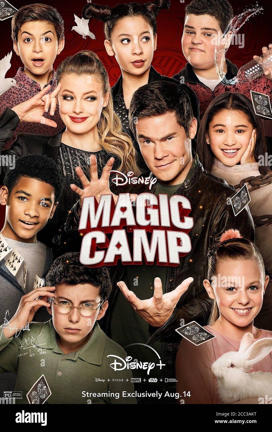 MAGIC CAMP, US poster, from left, top 3: Josie Totah, Izabella Alvarez ...