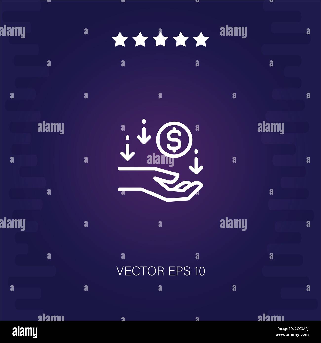 Reciever vector icon modern illustration Stock Vector Image & Art - Alamy