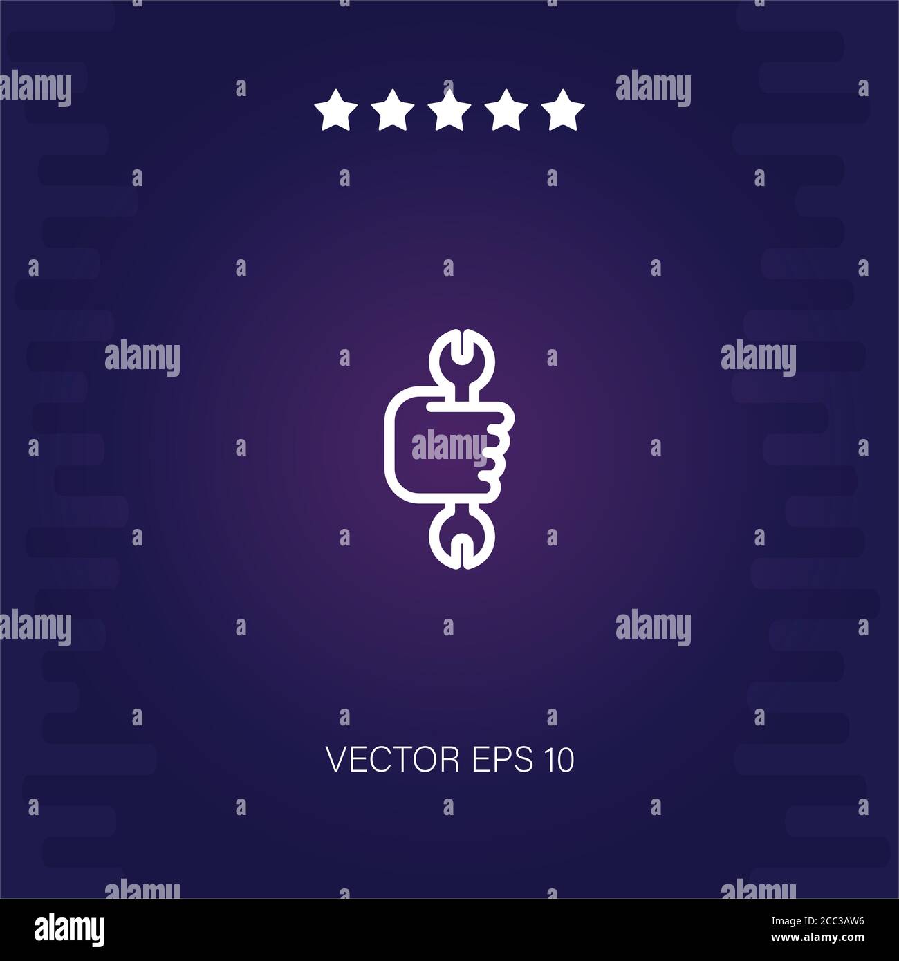 mechanic vector icon modern illustration Stock Vector Image & Art - Alamy