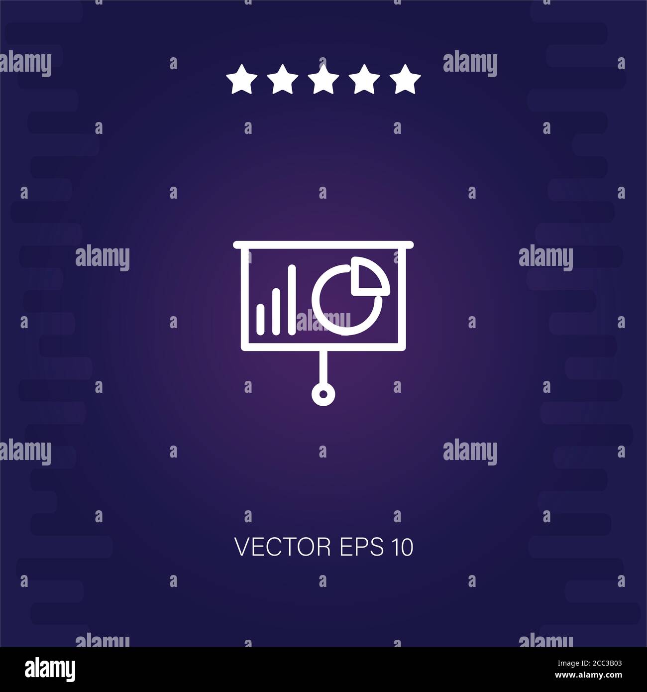 presentation vector icon modern illustration Stock Vector Image & Art ...