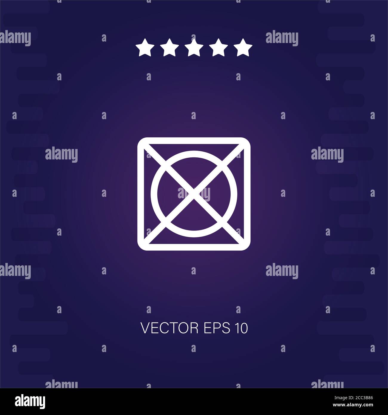 do not tumble dry vector icon modern illustration Stock Vector Image ...