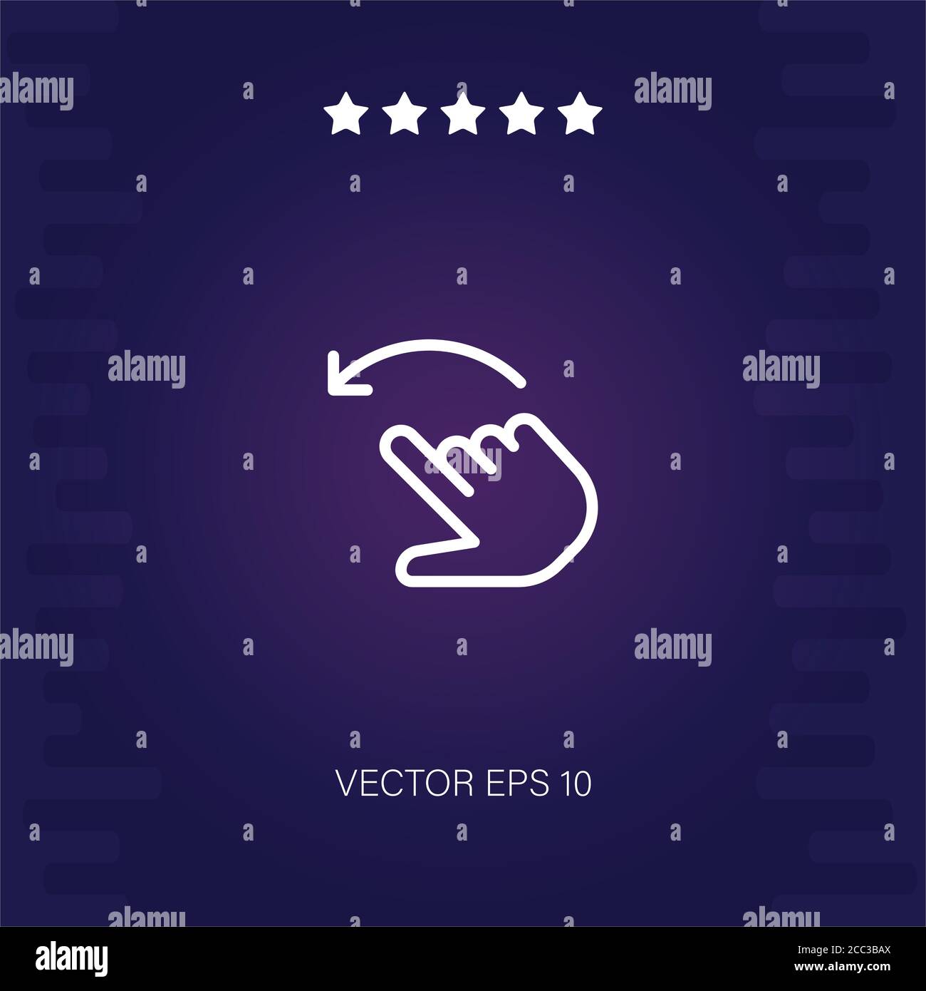 rotate vector icon modern illustration Stock Vector Image & Art - Alamy