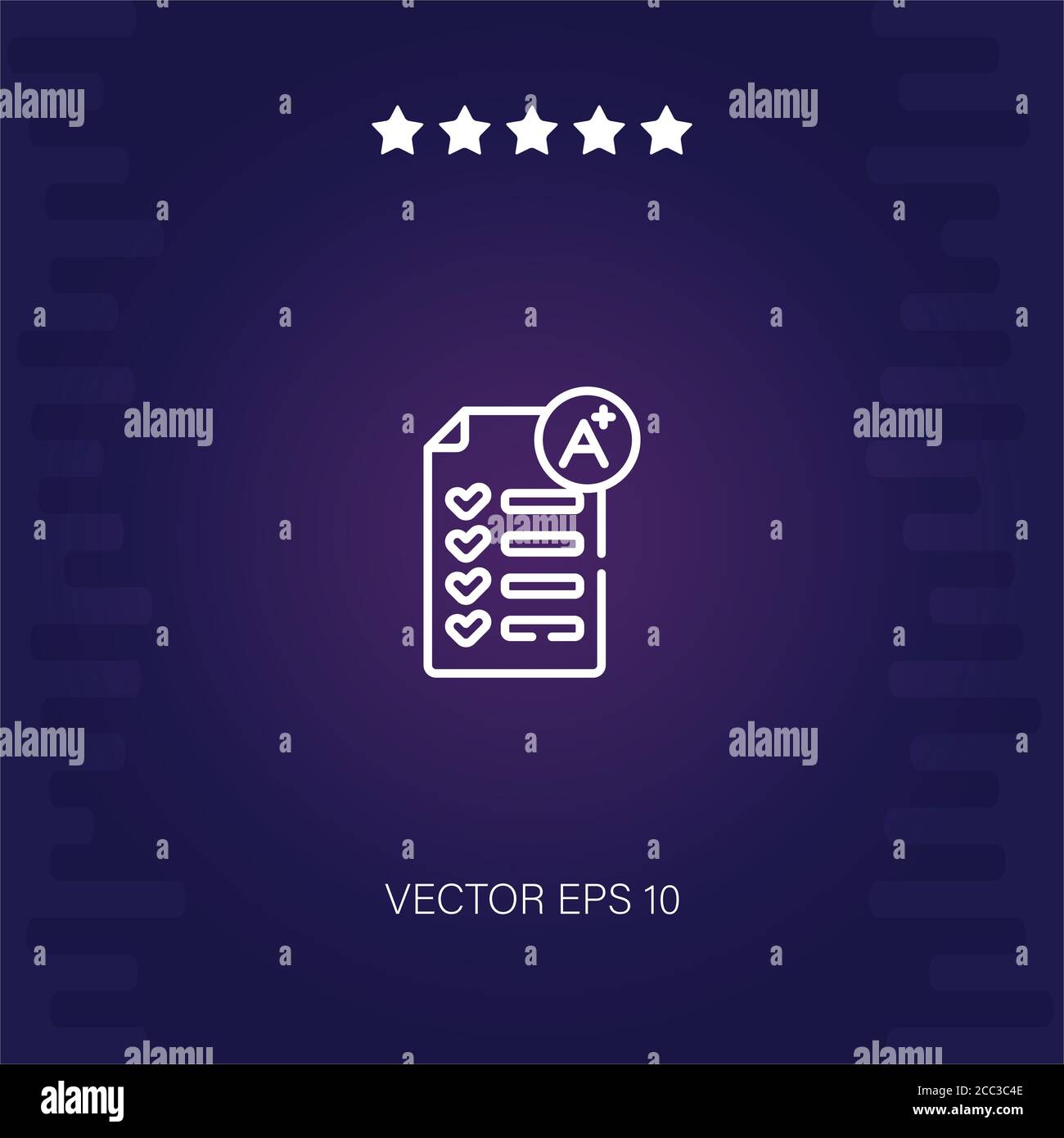 score vector icon modern illustration Stock Vector Image & Art - Alamy