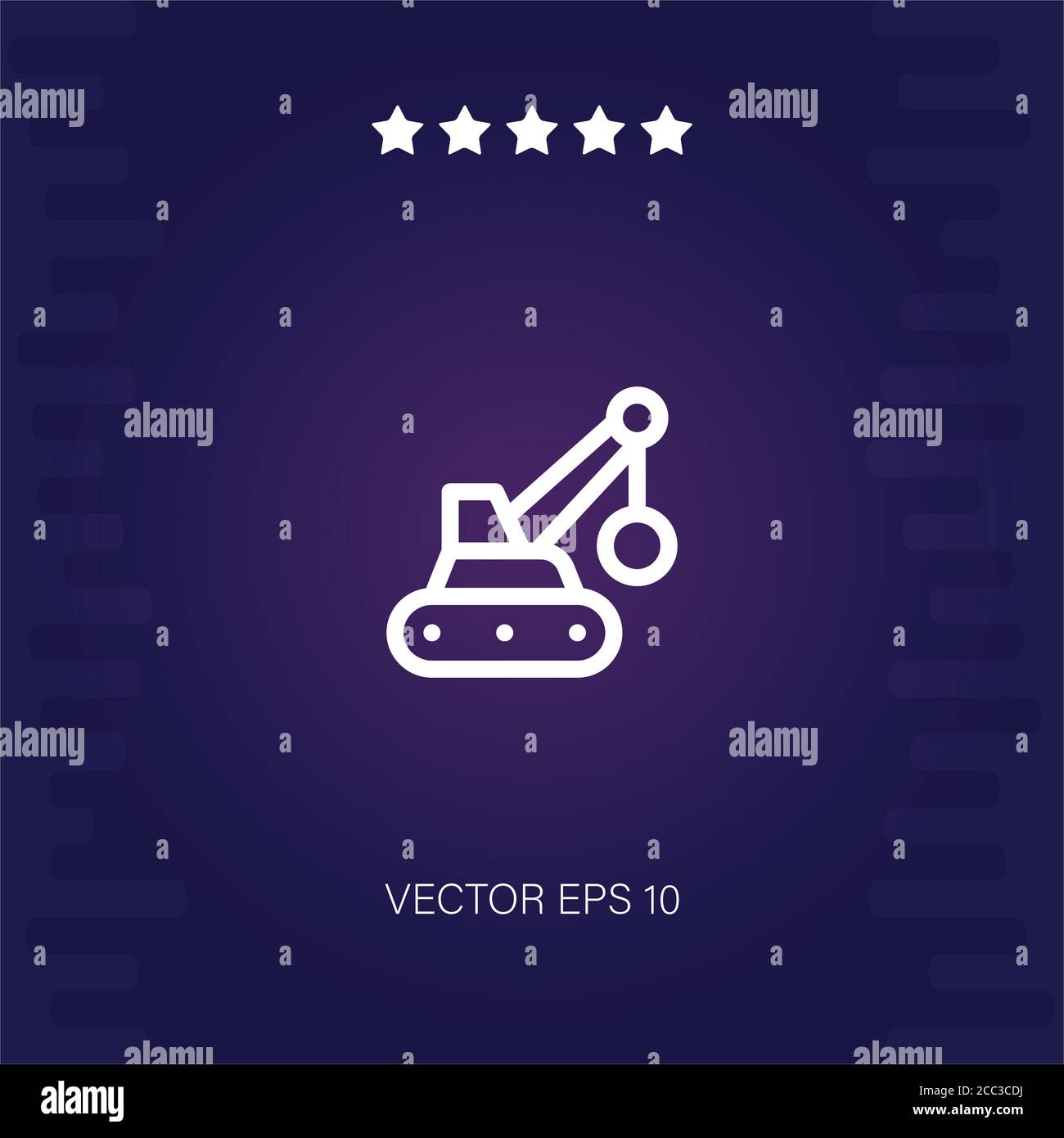 demolition vector icon modern illustration Stock Vector Image & Art - Alamy