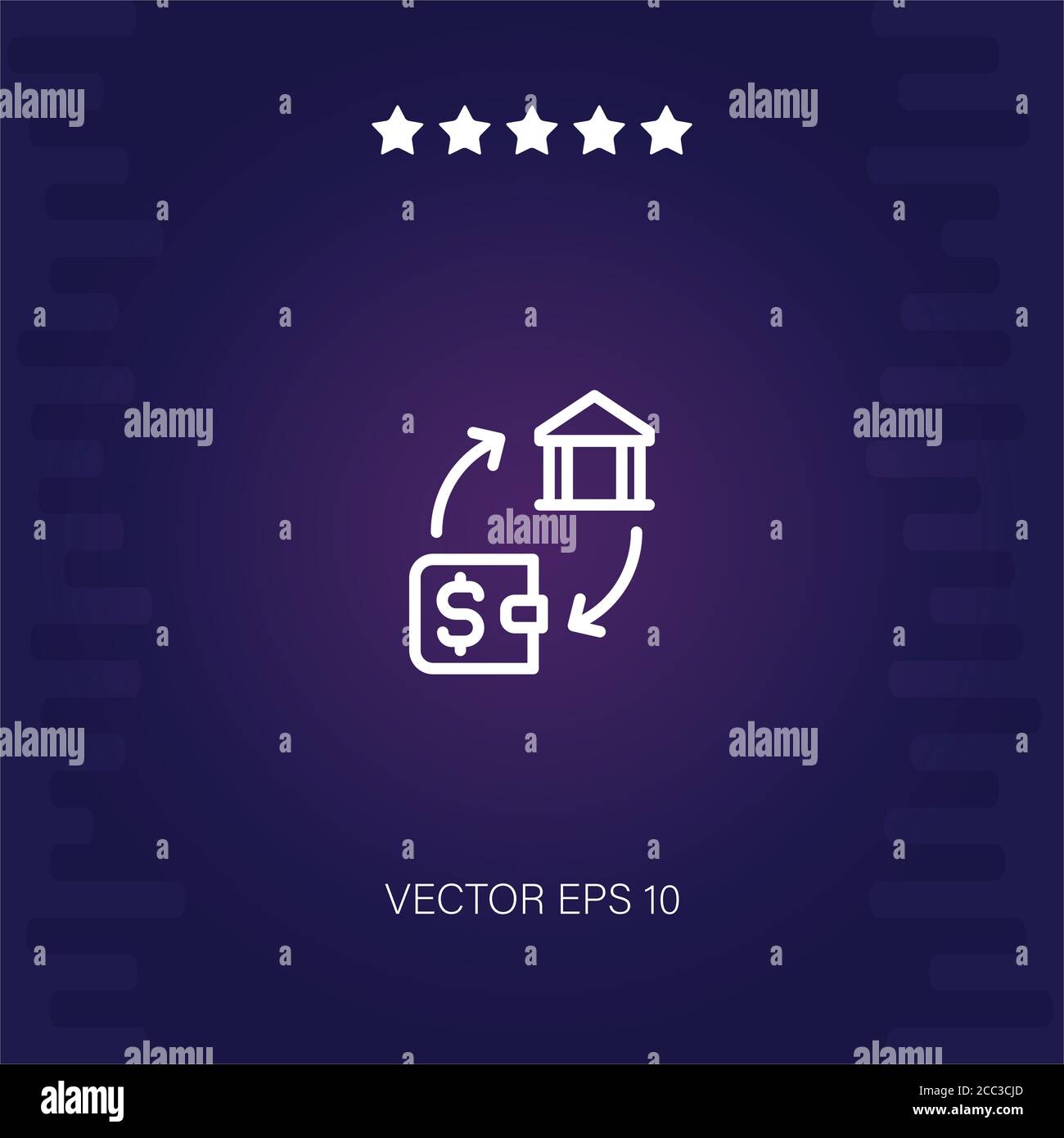 money transaction vector icon modern illustration Stock Vector Image ...