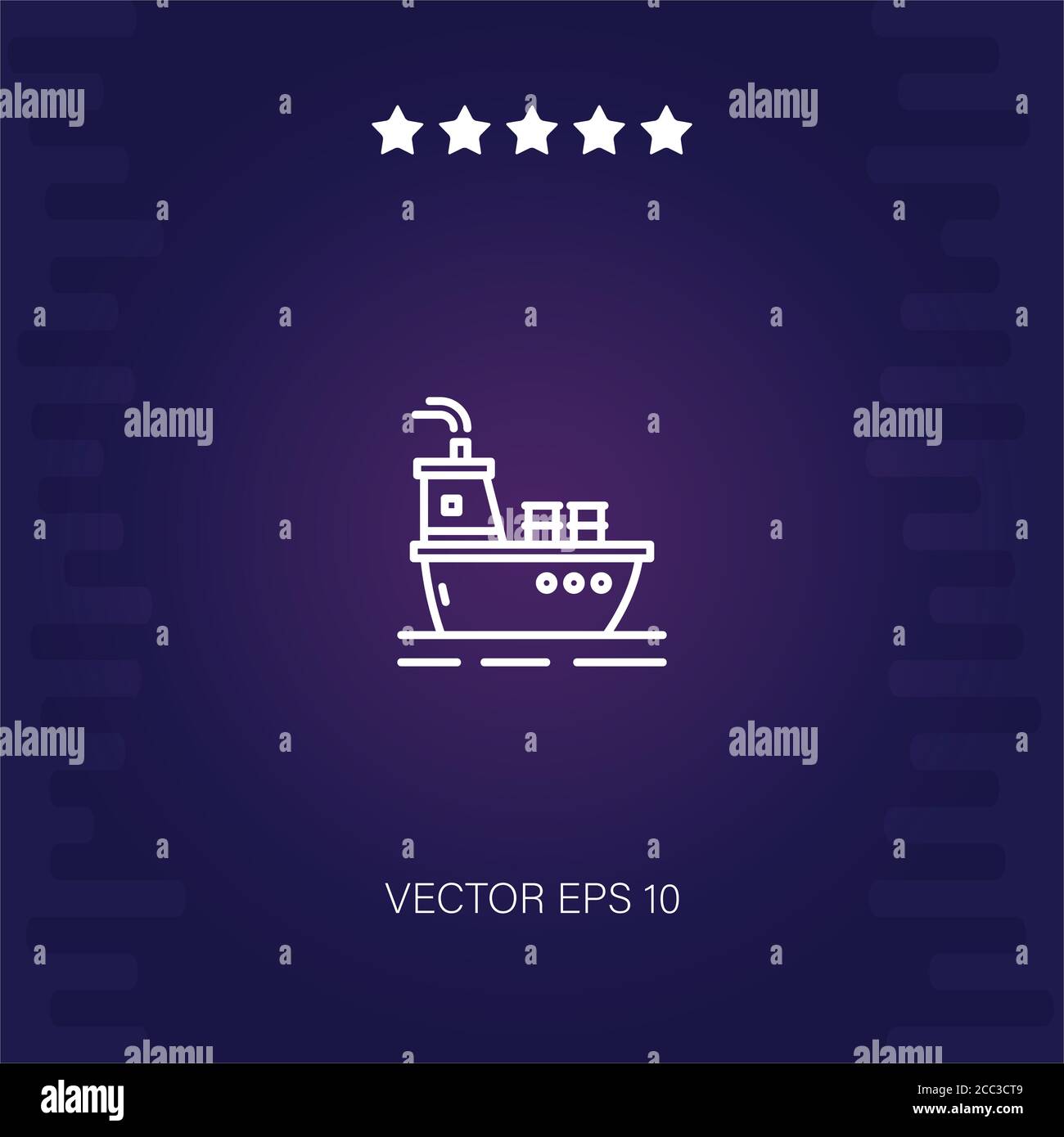 oil tanker vector icon modern illustration Stock Vector Image & Art - Alamy