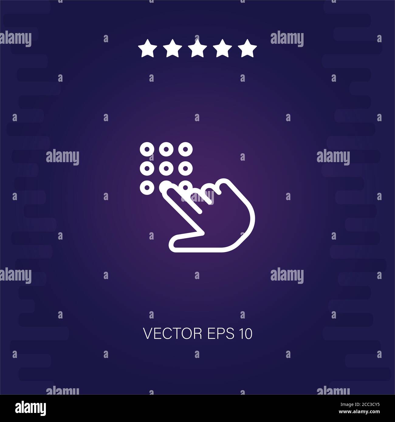 keypad vector icon modern illustration Stock Vector Image & Art - Alamy