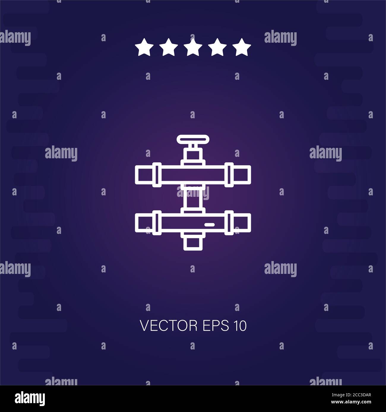 Pipeline Vector Icon Modern Illustration Stock Vector Image And Art Alamy