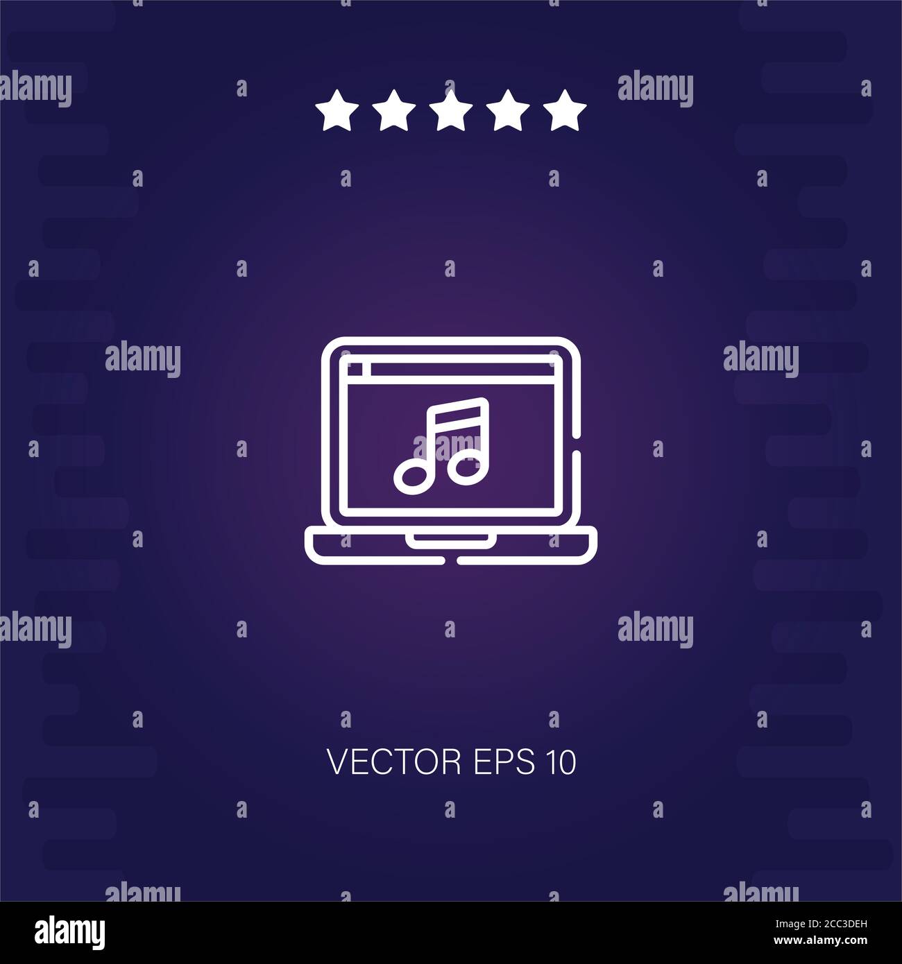 music vector icon modern illustration Stock Vector Image & Art - Alamy