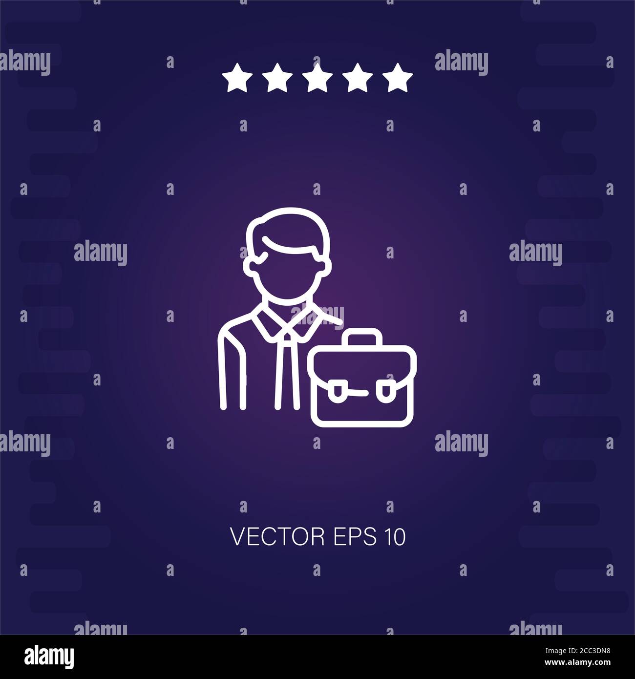 employee vector icon modern illustration Stock Vector Image & Art - Alamy