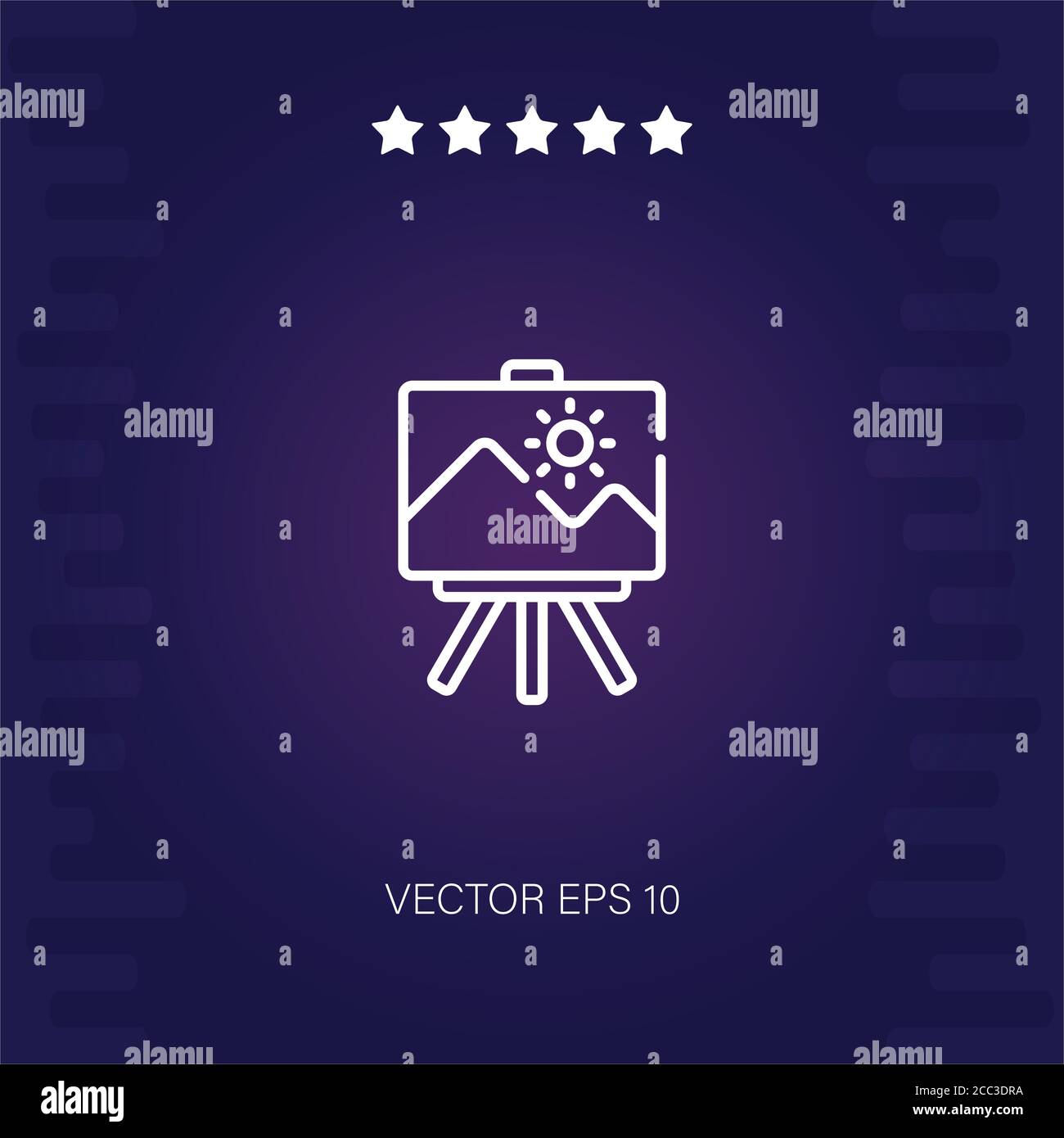 painting vector icon modern illustration Stock Vector Image & Art - Alamy