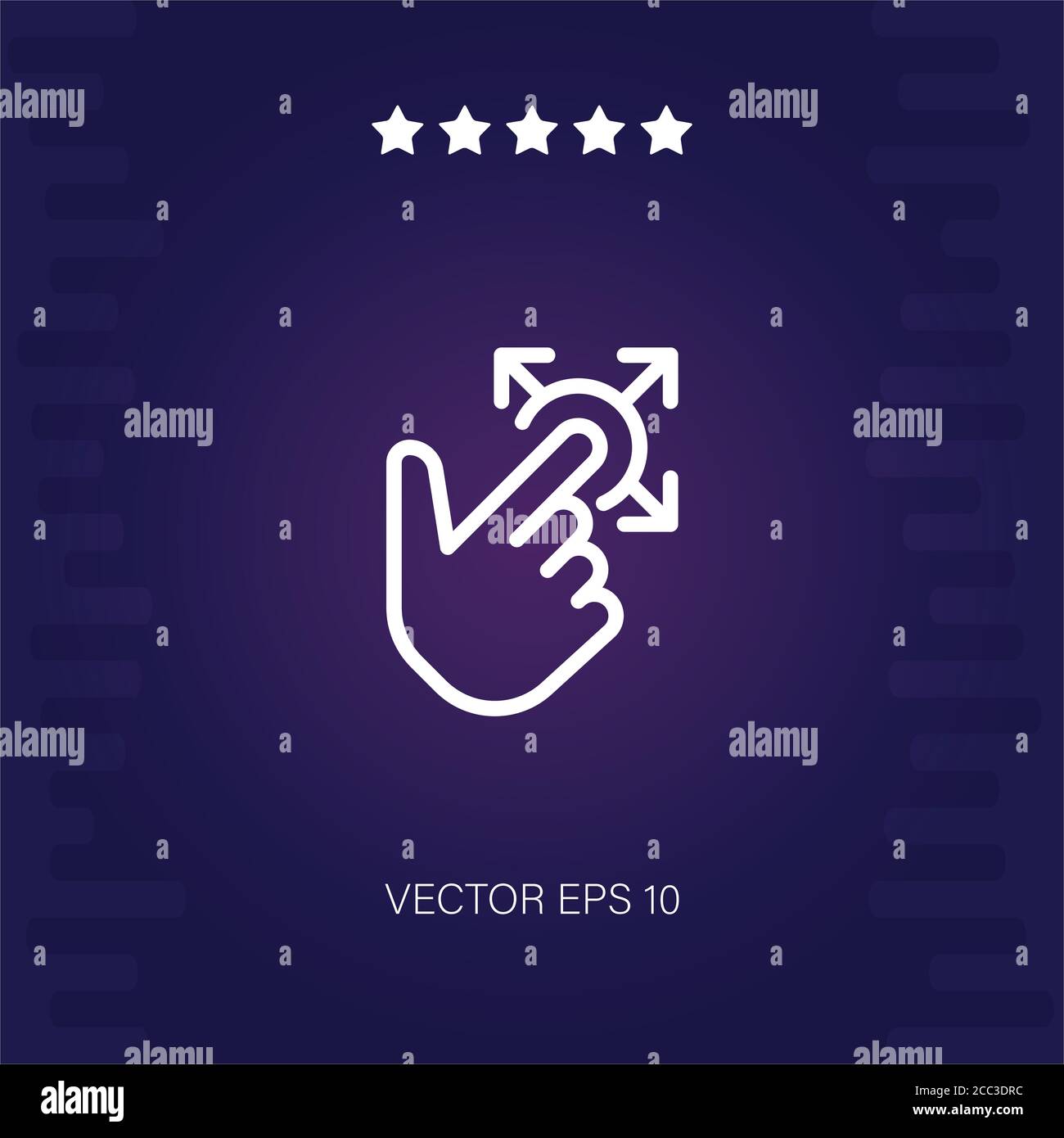 tap vector icon modern illustration Stock Vector Image & Art - Alamy