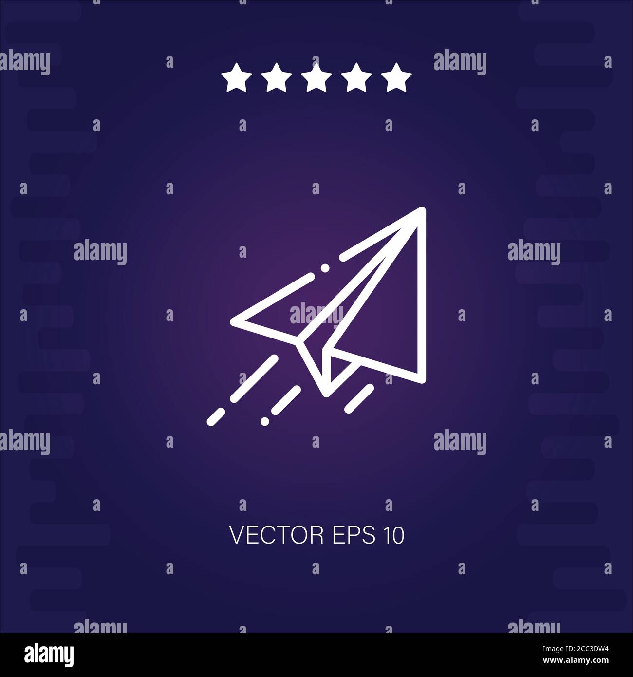 paper plane vector icon modern illustration Stock Vector Image & Art ...