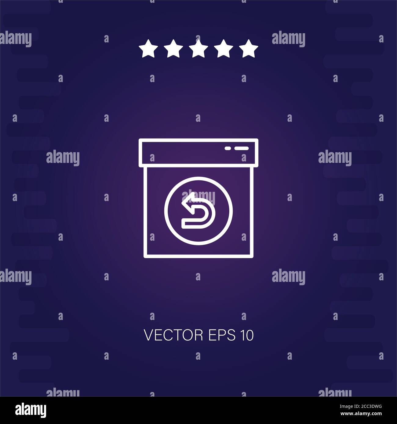 return vector icon modern illustration Stock Vector Image & Art - Alamy