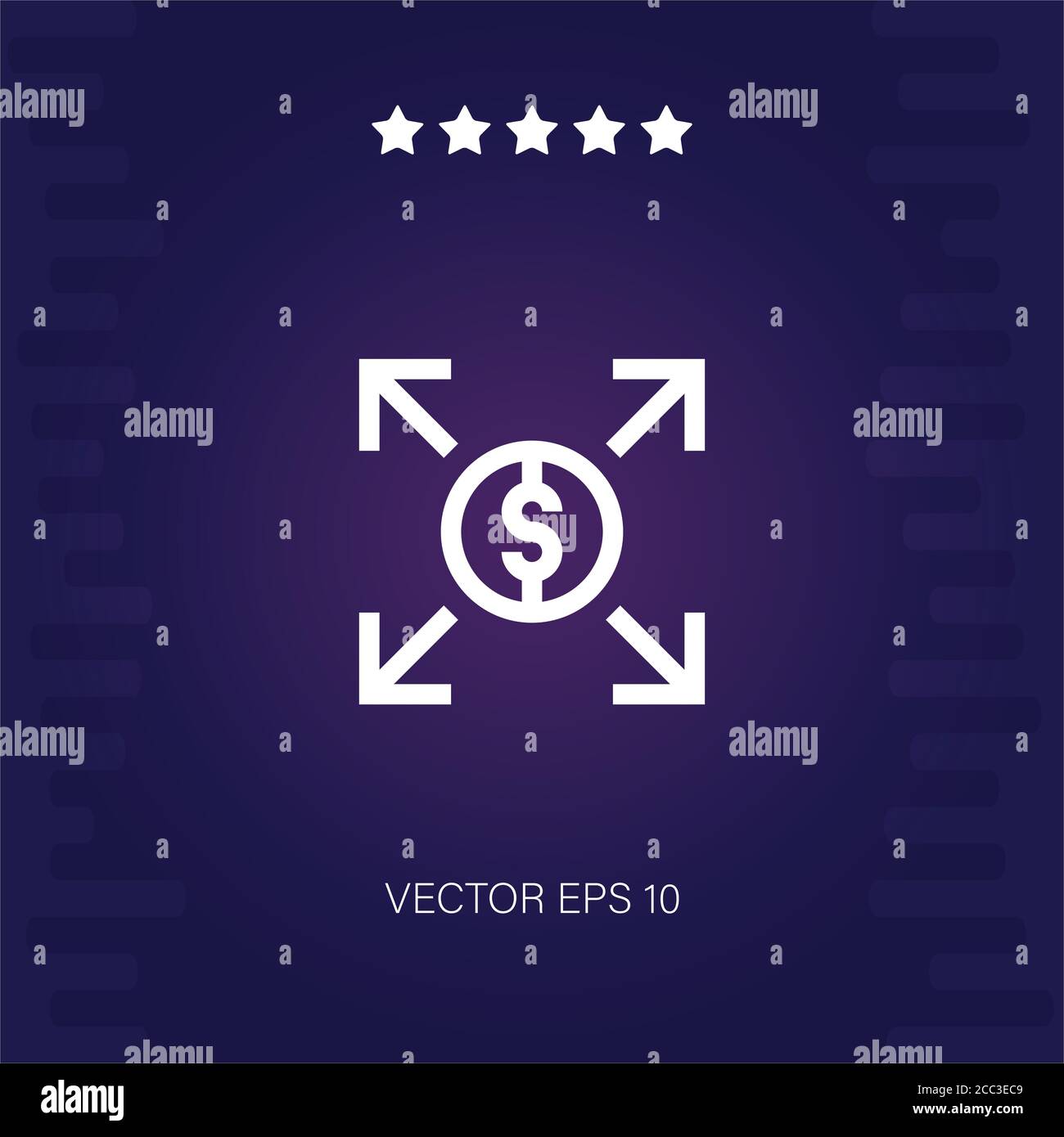 expand vector icon modern illustration Stock Vector Image & Art - Alamy